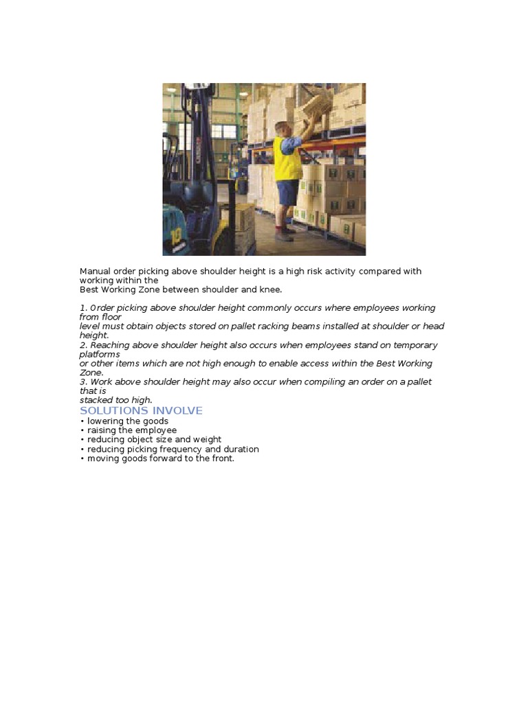 Order Picking | PDF | Pallet | Business