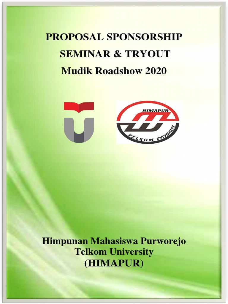 Proposal Sponsorship Seminar & Tryout | PDF