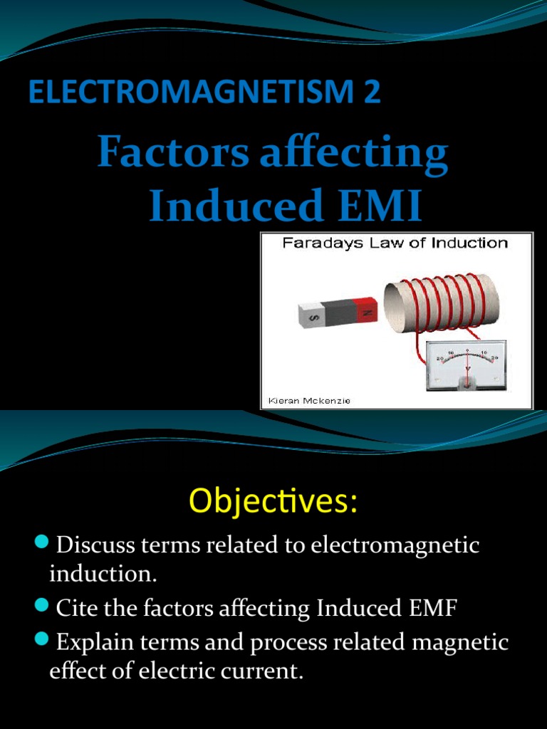 Electromagnetism 2: Factors Affecting Induced EMI | PDF ...