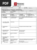 JSA FOR Using The Ladder | PDF | Ladder | Personal Protective Equipment