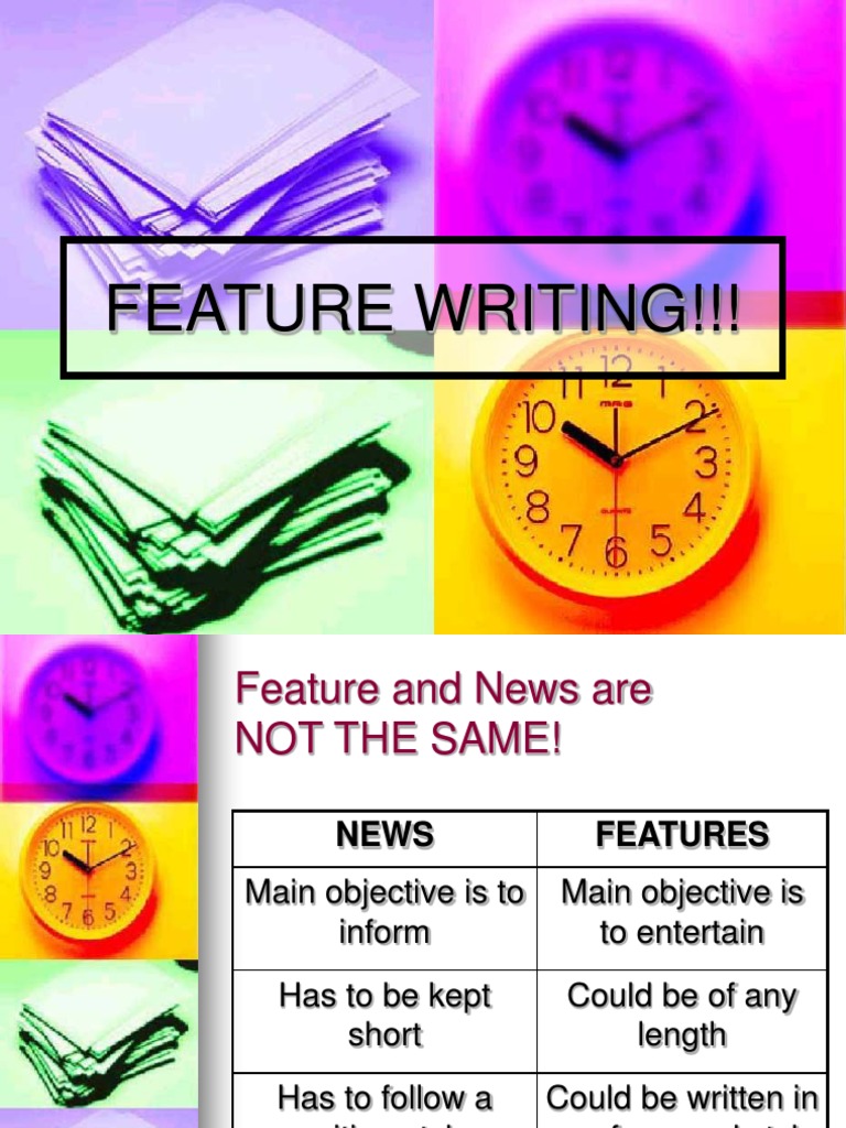 Feature Writing Techniques Explained | PDF | Communication ...