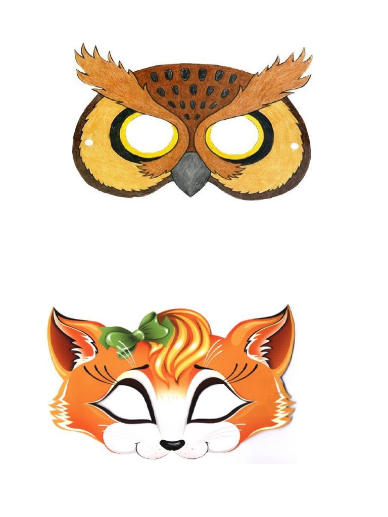 Topeng Hewan Print Pdf