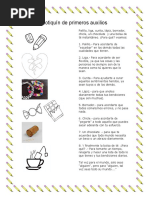 Botiquin de Primeros Auxilios Reflexión. | PDF