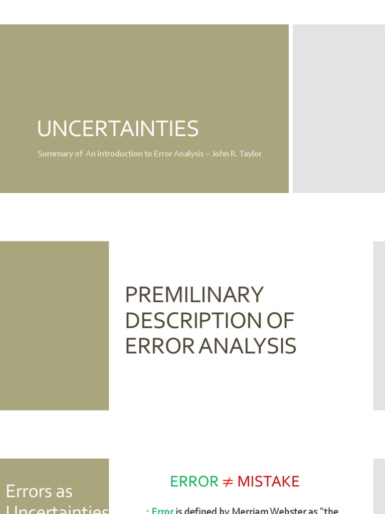 1 Uncertainties | PDF | Uncertainty | Significant Figures
