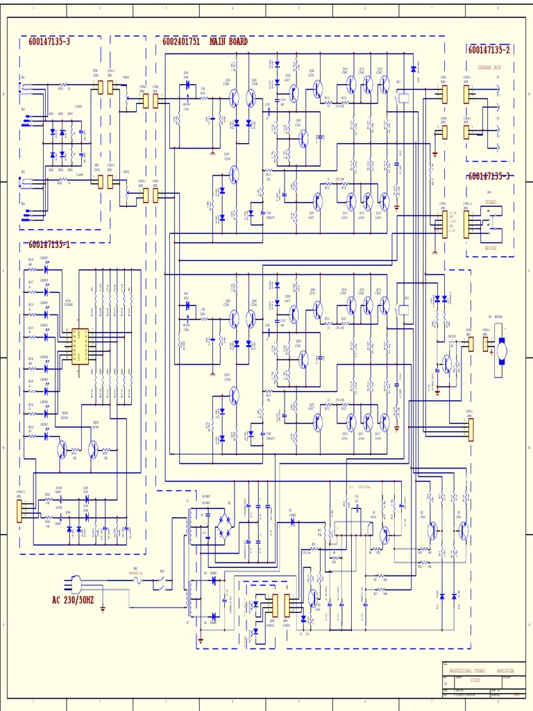 Backstage Cs 8000 Schematic | PDF