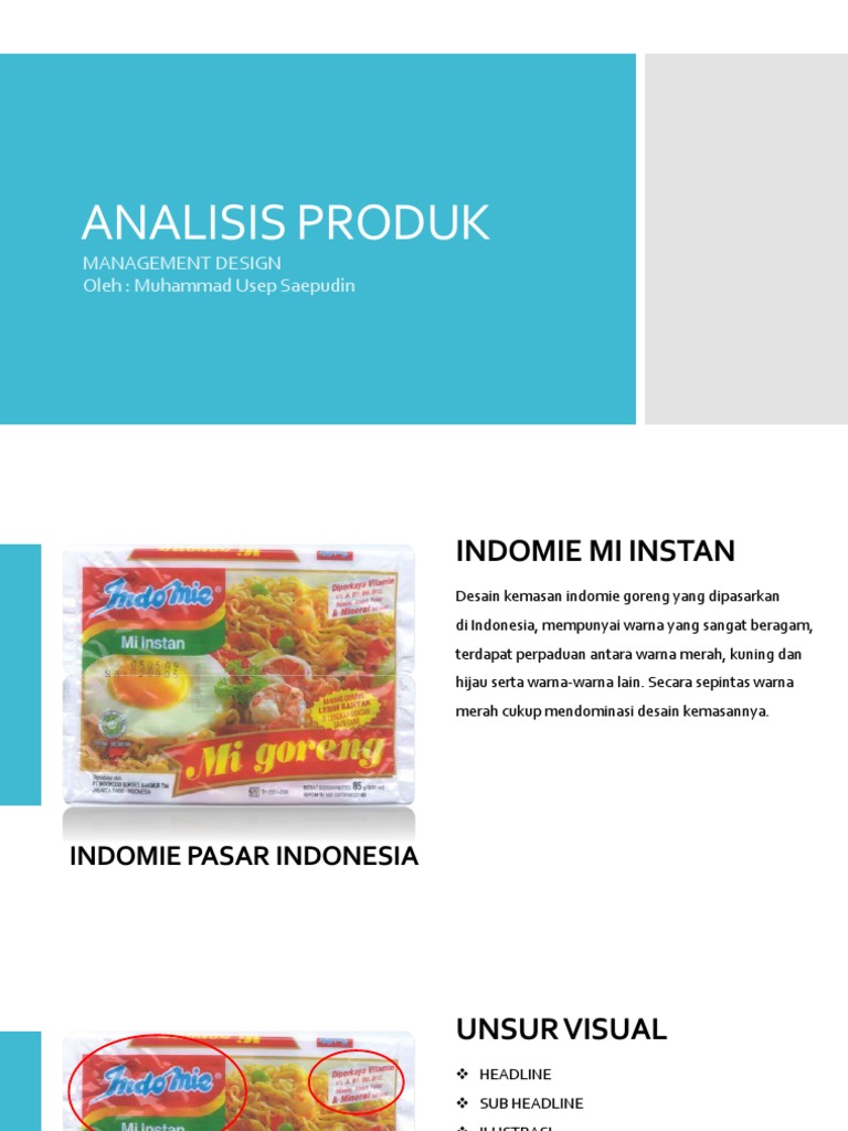 Analisis Produk - Indomie Goreng | PDF