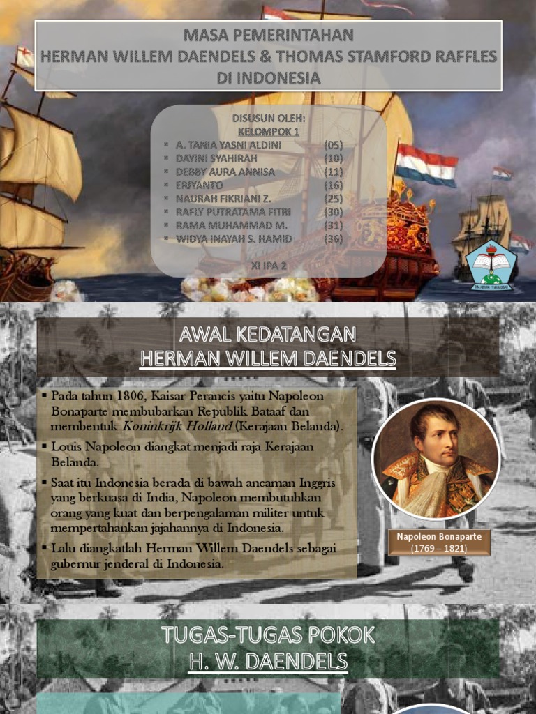 Peran Penting Daendels dan Raffles dalam Masa Kolonial Belanda dan ...