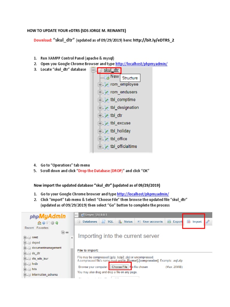 HOW TO UPDATE YOUR eDTRS PDF | PDF