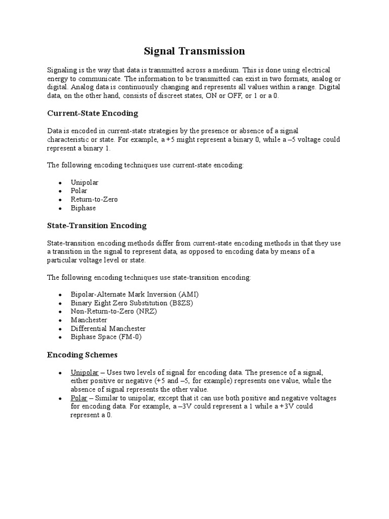 Signal Transmission | PDF | Asynchronous Transfer Mode | Packet Switching