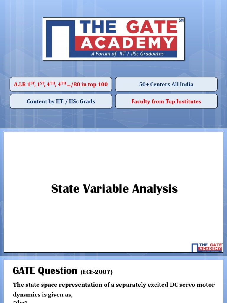 State Variable Analysis | PDF | Mathematical Concepts | Algorithms