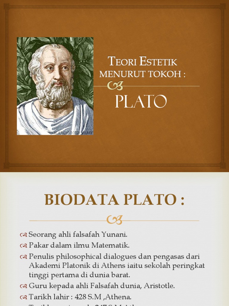 Teori Estetik Menurut Tokoh Plato | PDF | Ilmu Sosial | Filsafat