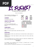 Scopa Rules | PDF | Card Games | Trick Taking Card Games