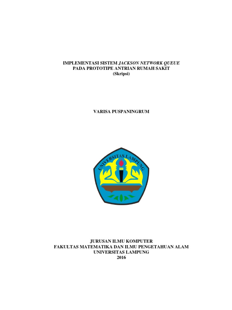 Jackson Network Queue untuk Antrian RS | PDF | Komputer
