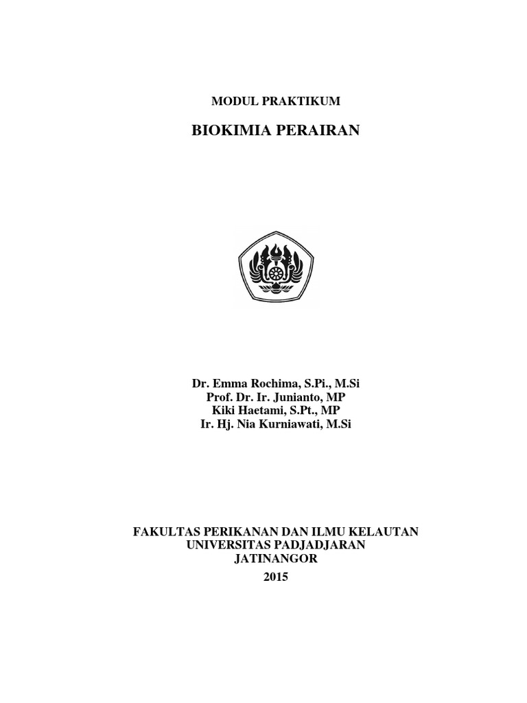 Modul Praktikum Biokimia | PDF
