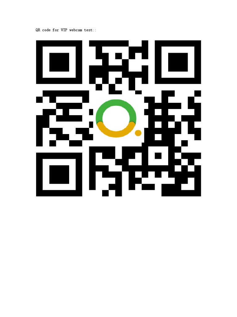 QR Code For WTP Webcam Test | PDF