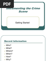 Crime Scene Sketching and Measurements | PDF | Crime Scene | Compass