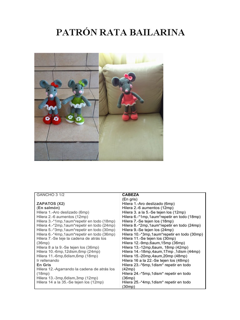 Patrón Rata Bailarina | PDF | Ajedrez | Juegos y actividades