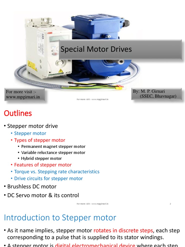 Stepper Motor Drive Circuit | Download Free PDF | Electric Motor ...