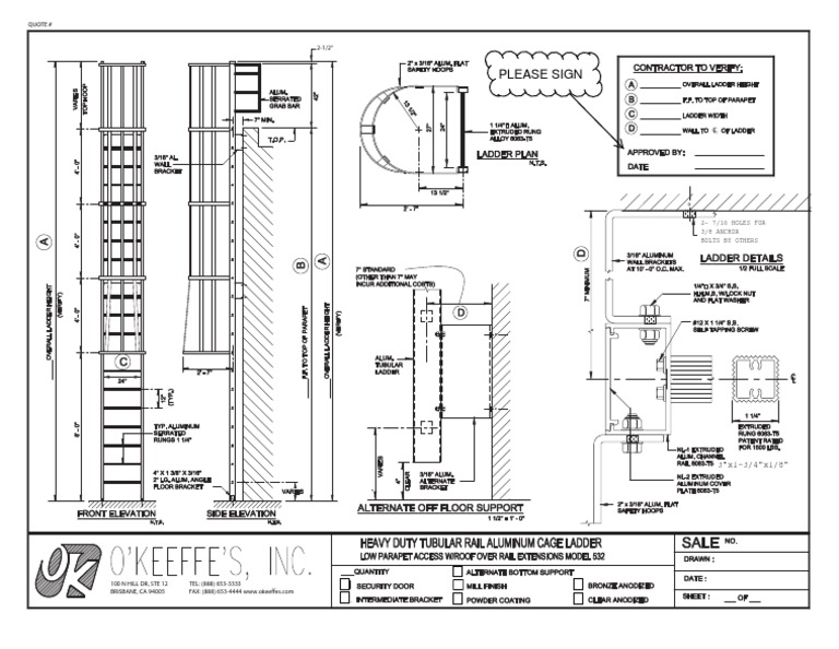 Cage Ladder PDF | PDF