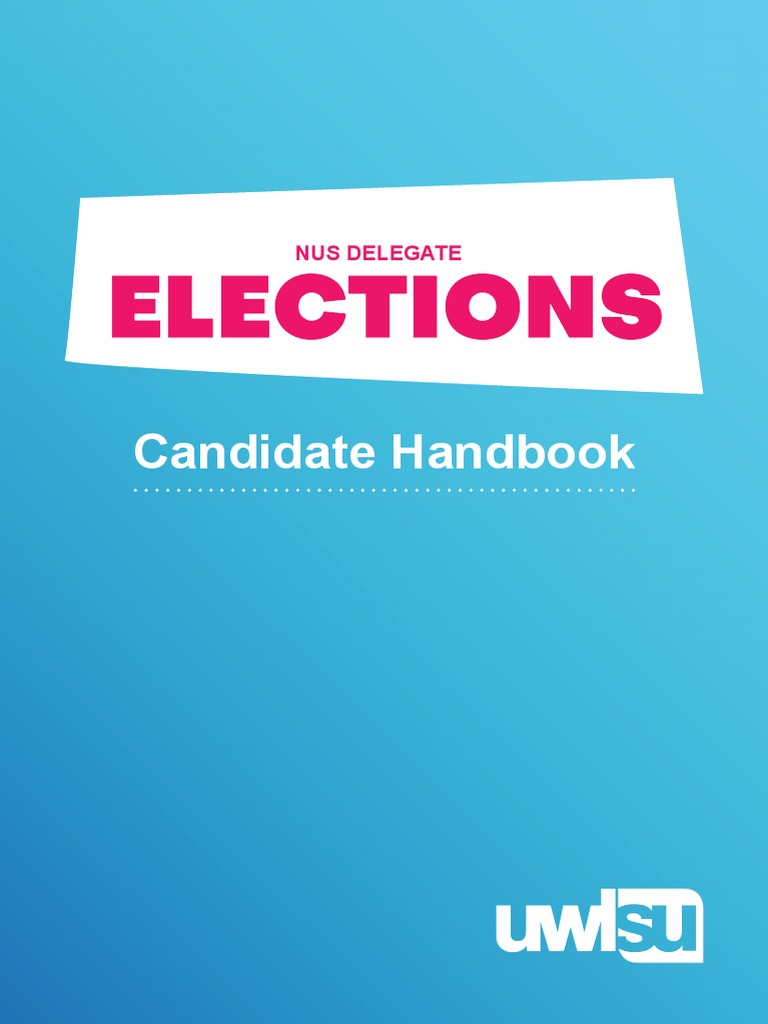 Election Candidate Handbook | PDF | Disability | Voting