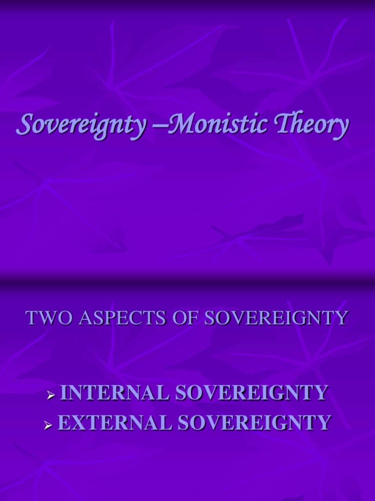 Understanding Sovereignty Theory | PDF | Politics