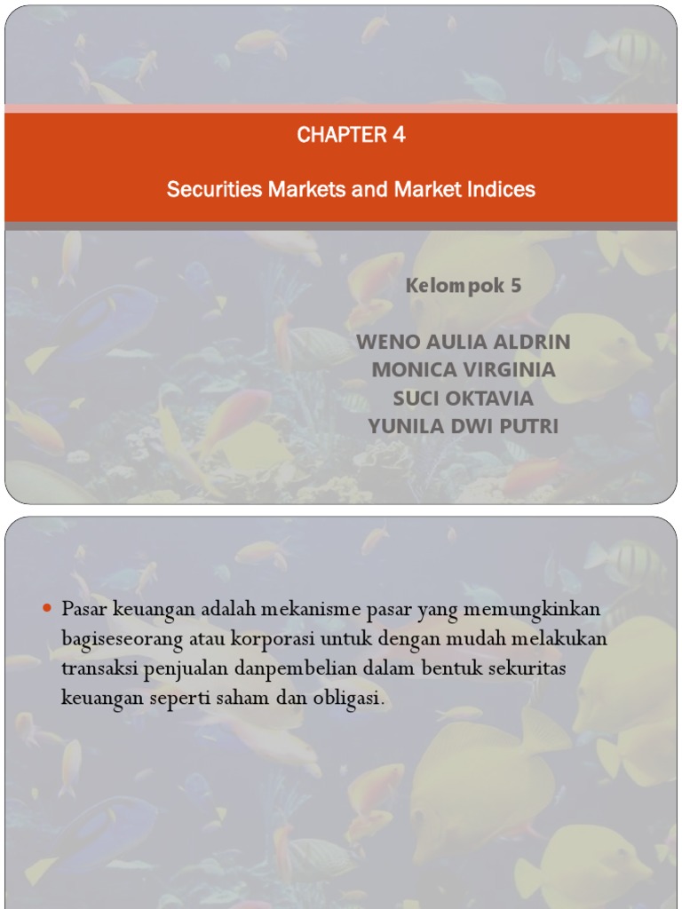 Securities Markets and Market Indices & How Securities Are Traded | PDF