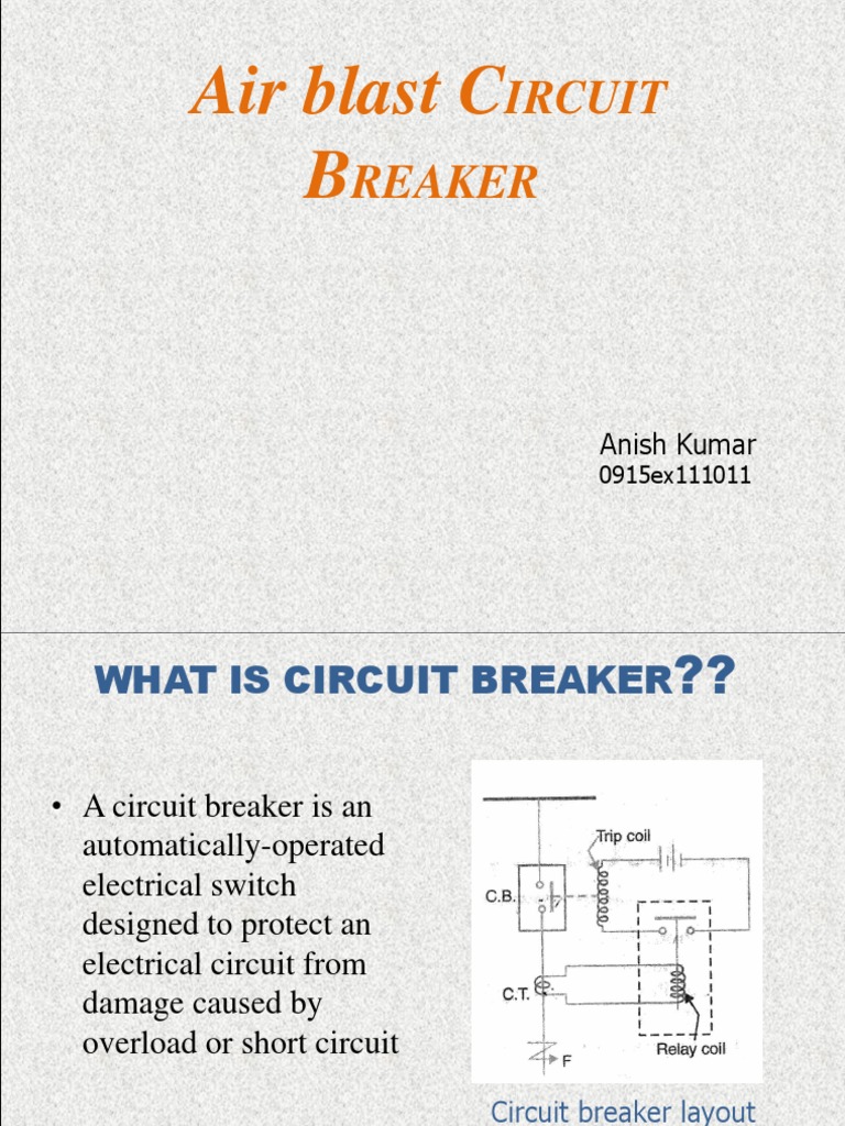 Air Blast Circuit Breaker Overview | PDF
