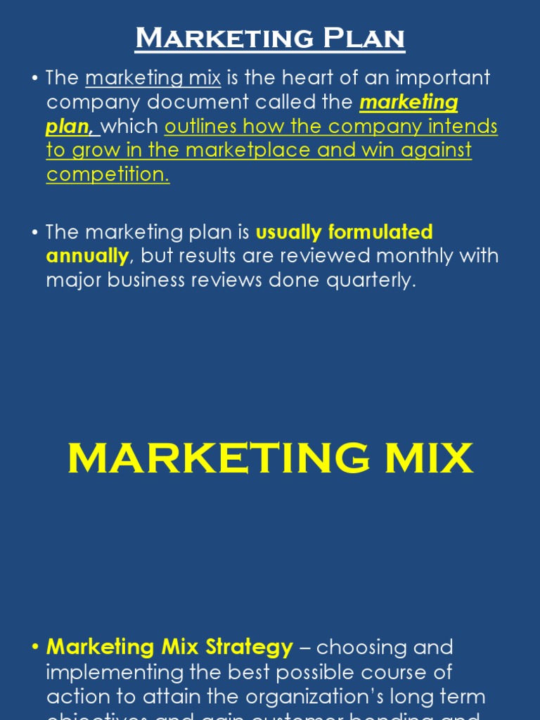 Marketing Plan, Mix, Function | PDF | Marketing | Microeconomics
