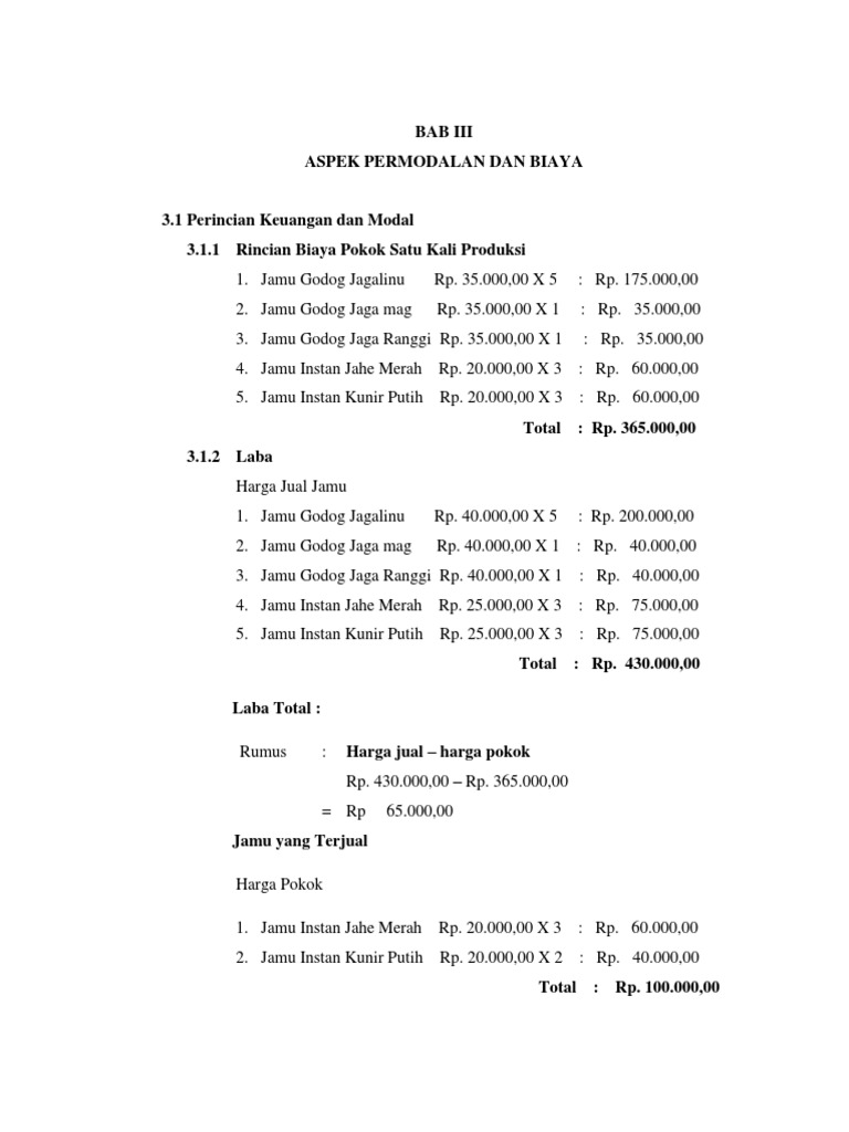 Bab III Kwu (Jamu Jamuan) | PDF