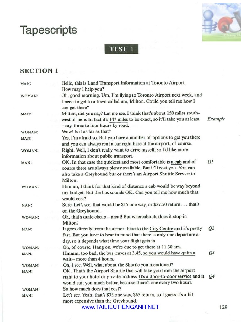 Cambridge IELTS 7 Listening Resources | PDF
