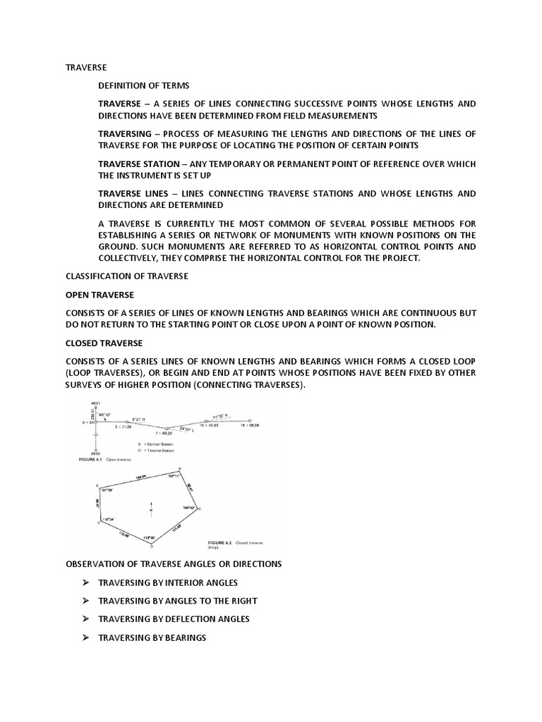 Surveying Notes | PDF | Surveying | Compass