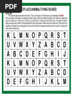 Name Place Animal Thing Game | PDF