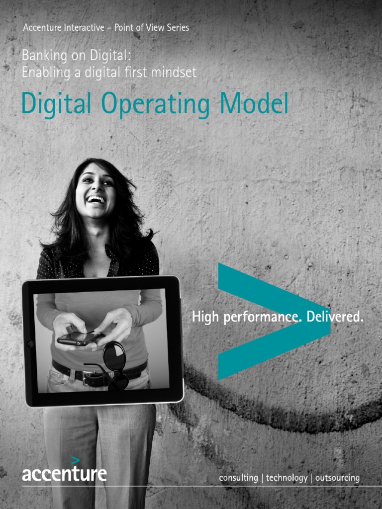 Accenture Interactive Banking Enabler Digital Operating Model | PDF ...