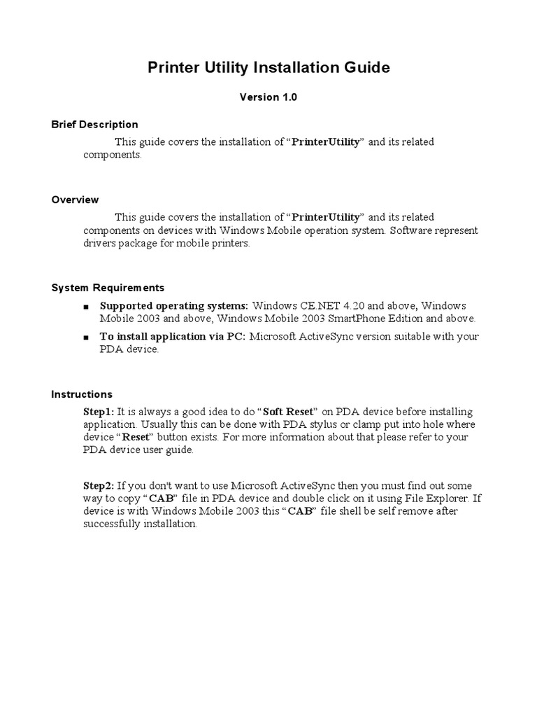 Printer Utility Installation Guide: A Step-by-Step Process for ...