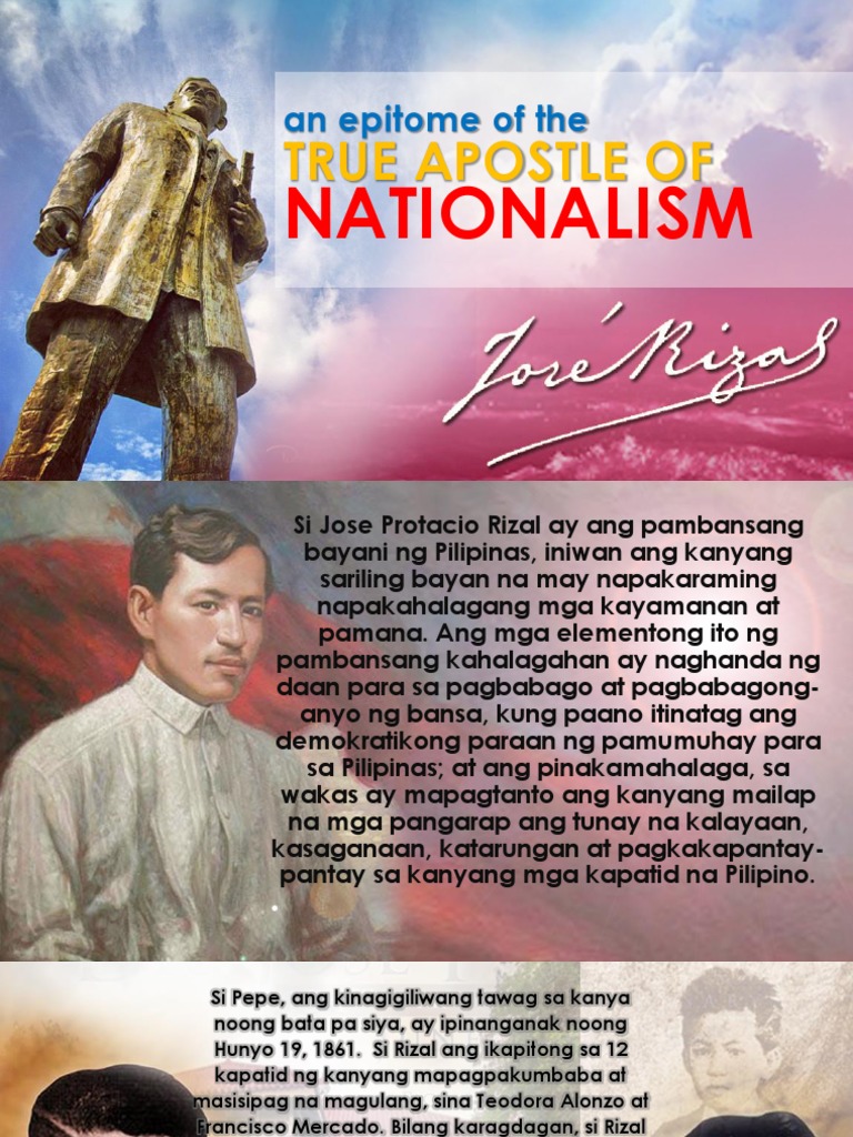 An Epitome of The True Nationalism-Tagalog | PDF