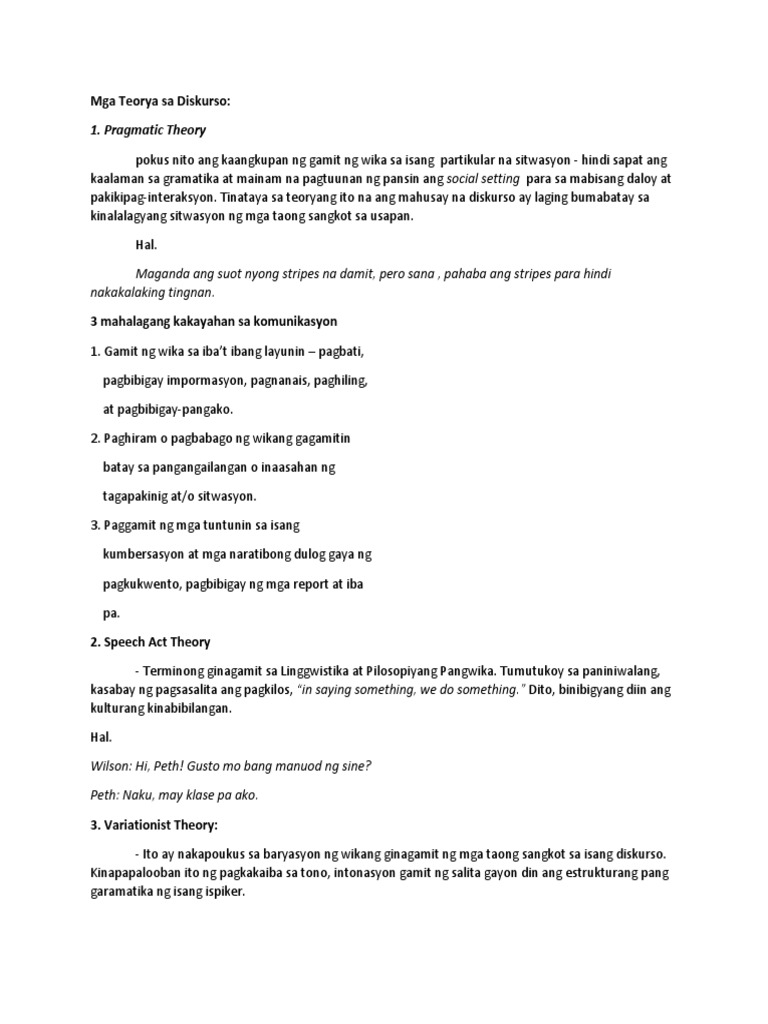 Diskurso | PDF