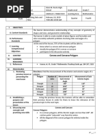 Detailed Lesson Plan in Mathematics Kinds of Angles | PDF | Angle ...