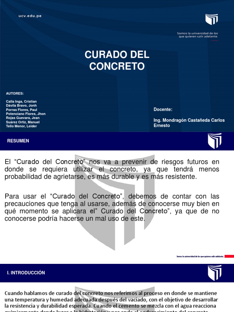 Curado del Concreto: Guía Esencial | PDF | Papel | Hormigón