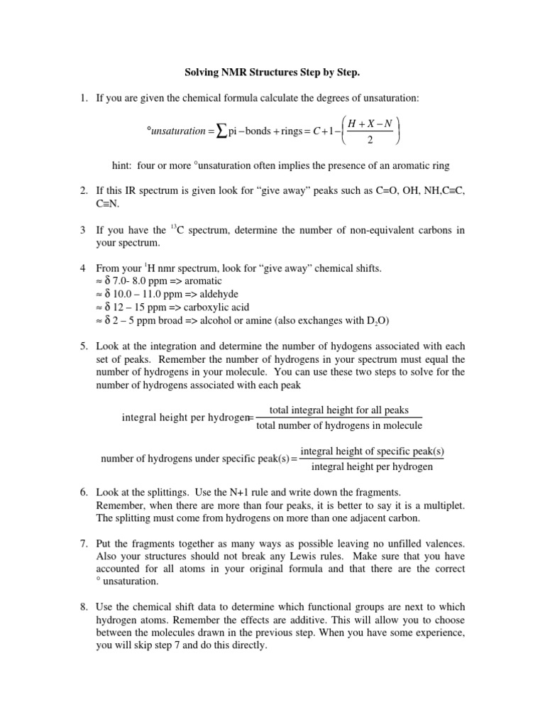 NMR PDF | PDF | Teaching Methods & Materials