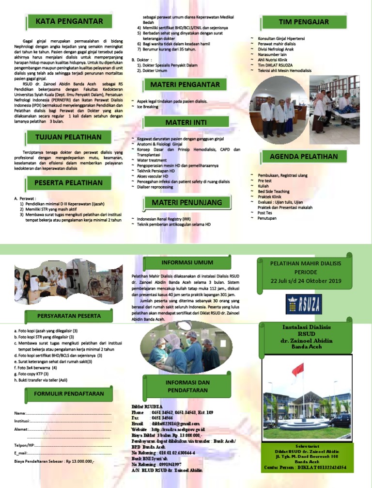 Brosur Pelatihan HD 2019 | PDF