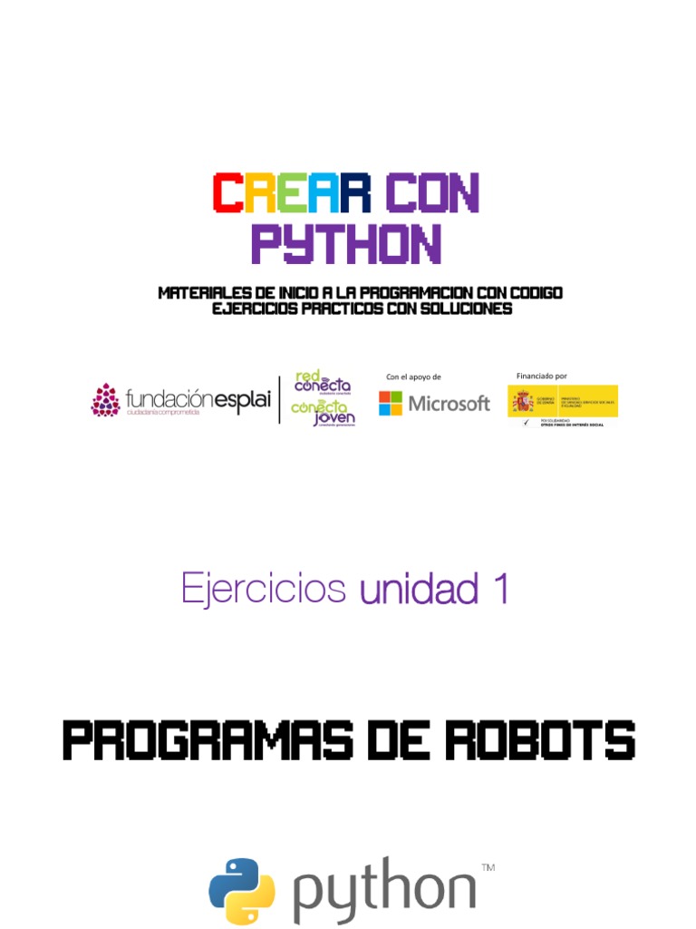 Ejercicios Python | PDF | Python (lenguaje de programación) | Ciencias ...