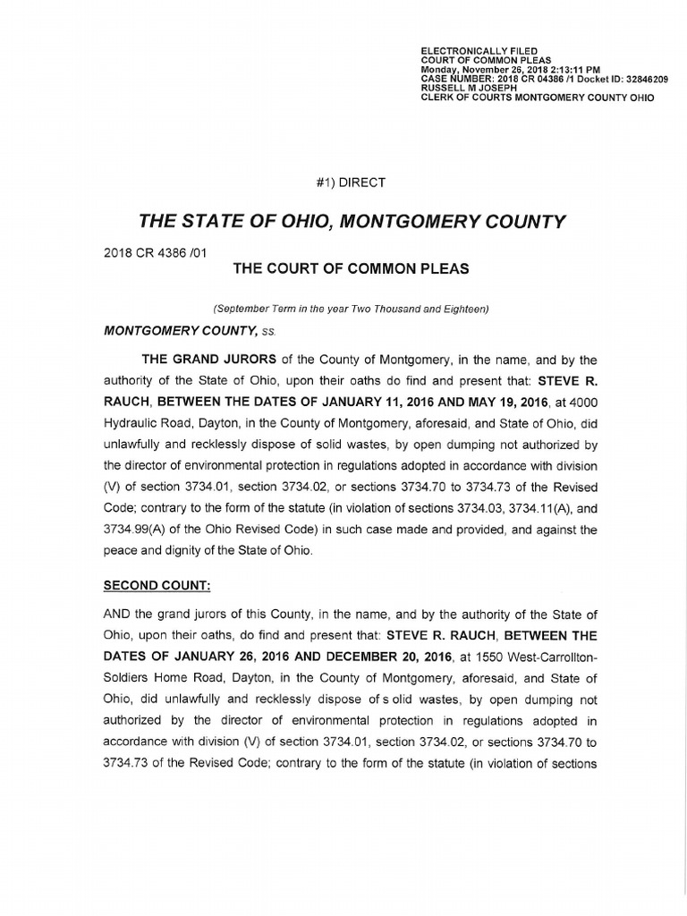 Steve Rauch Indictment | PDF