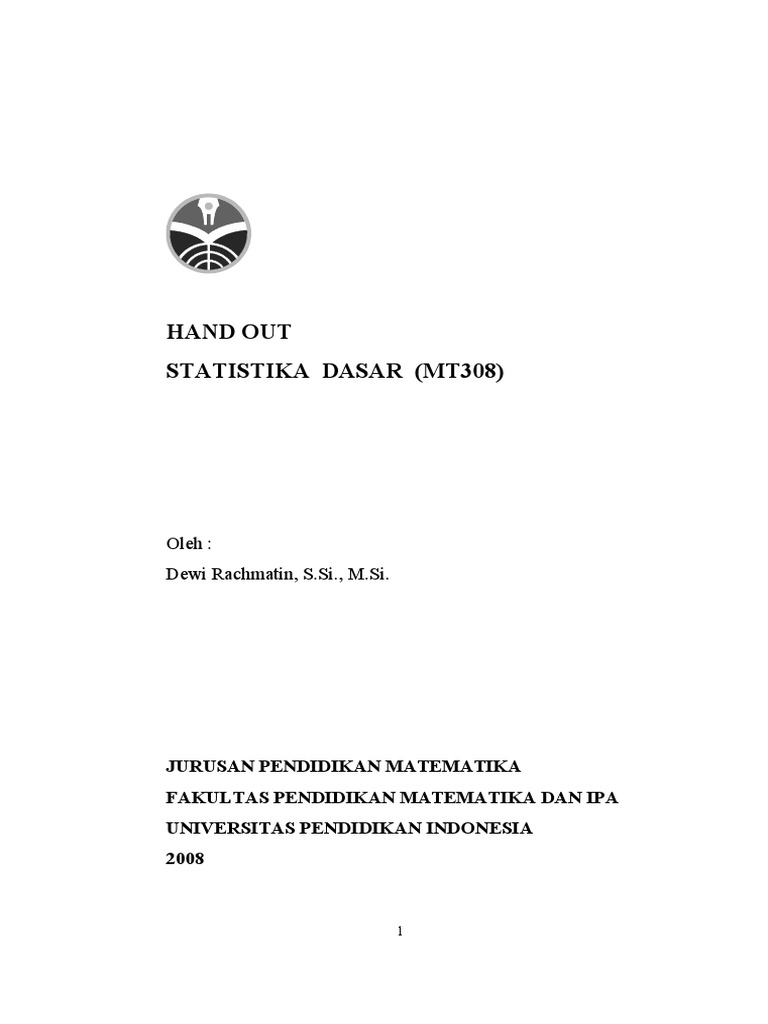 Statistika Dasar | PDF