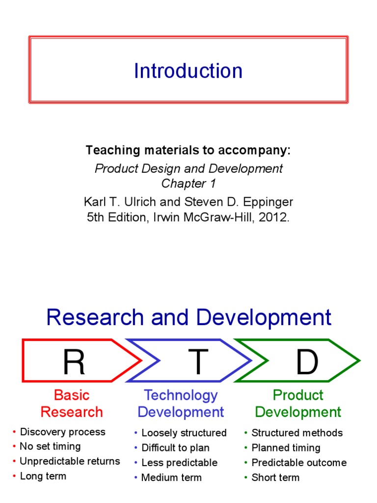 Introduction To Product Design | PDF | New Product Development | Business