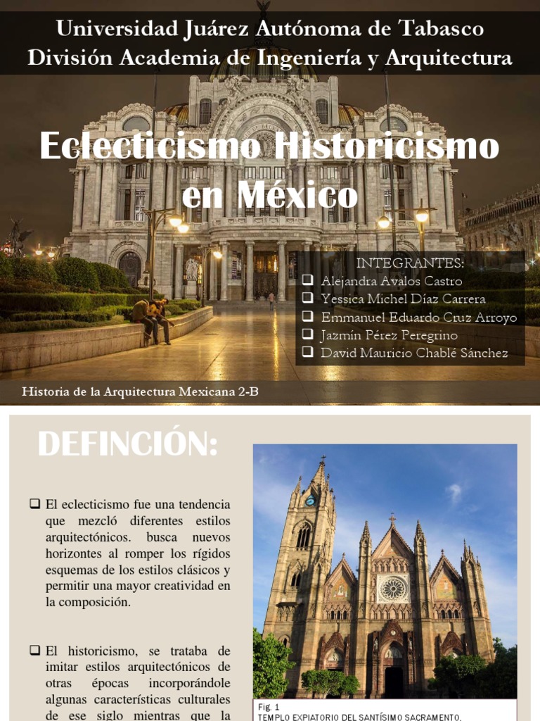 Eclecticismo Historicismo | PDF | México | Diseño arquitectonico