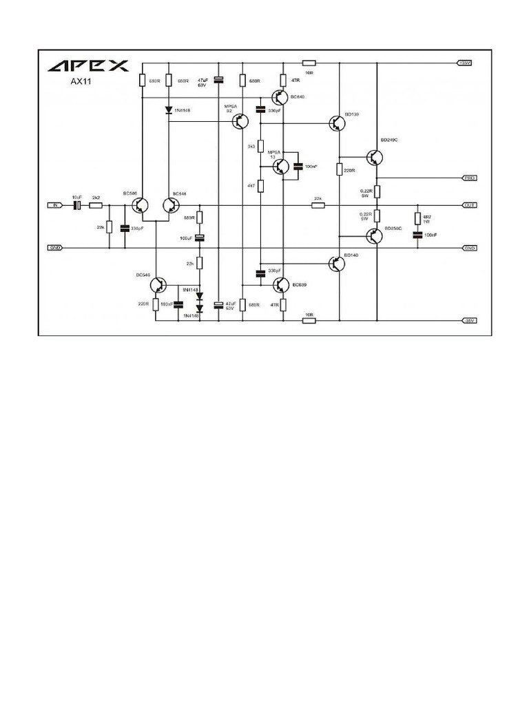 APEX AX 11 (Diagram) | PDF