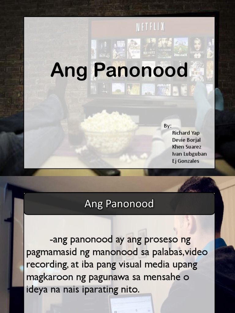Ang Panonood | PDF