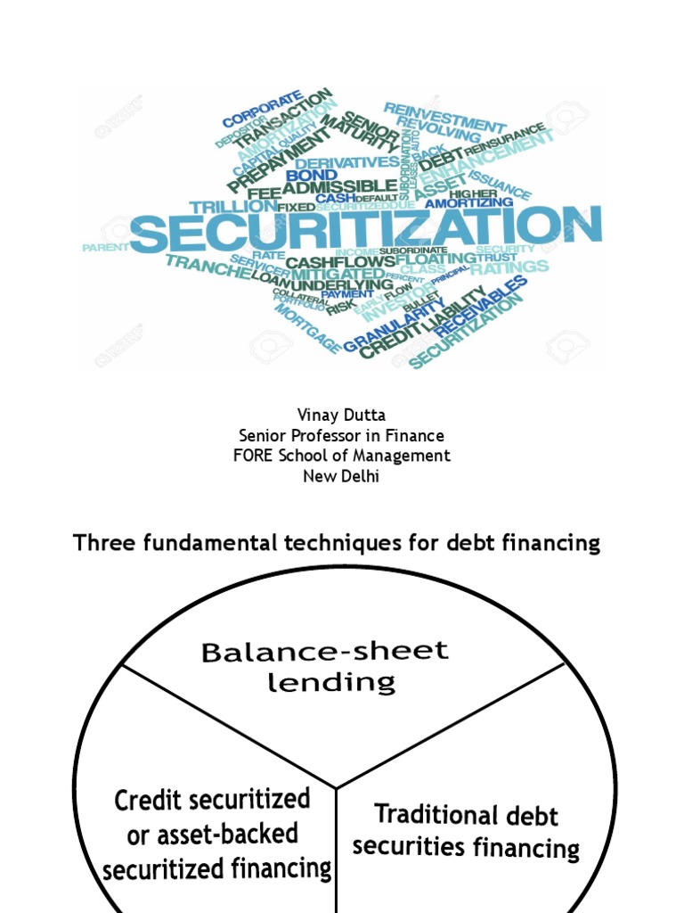 Securitization Techniques in India | PDF | Securitization | Asset ...