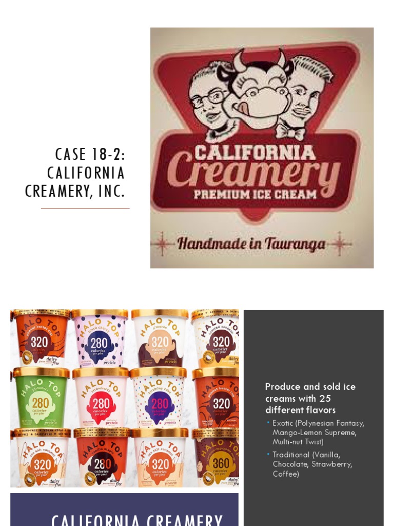 CASE 18-2: California Creamery, Inc | PDF | Cost Of Goods Sold | Cost