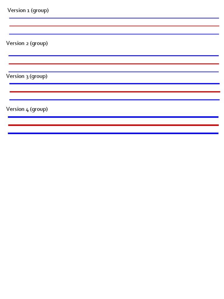 Blue-Red-Blue Lines Group and Ungroup by MGF-1 | PDF